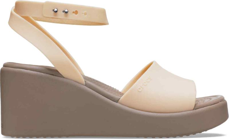 Plataformas para mujer Brooklyn Ankle Strap Wedge Shitake
