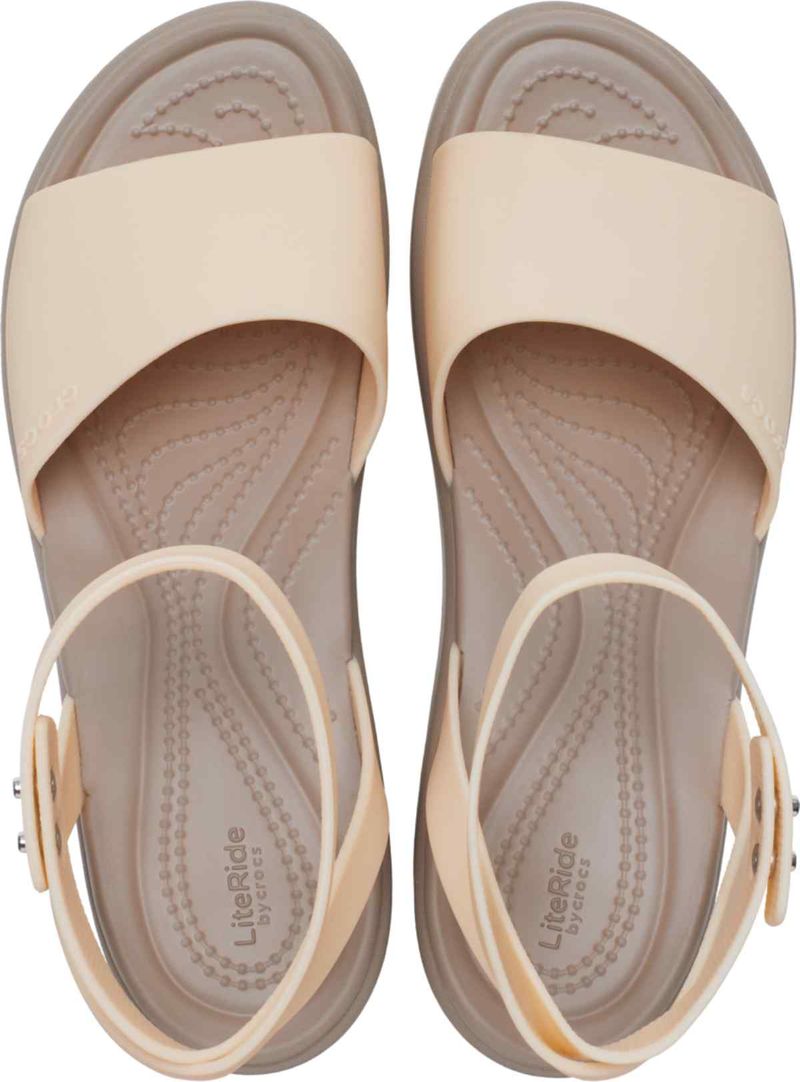 Plataformas para mujer Brooklyn Ankle Strap Wedge Shitake