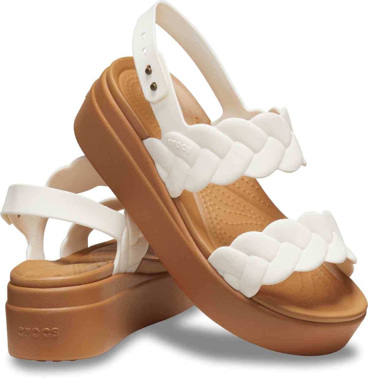 Plataformas para mujer Brooklyn Woven Upper Chalk 0WV-W9