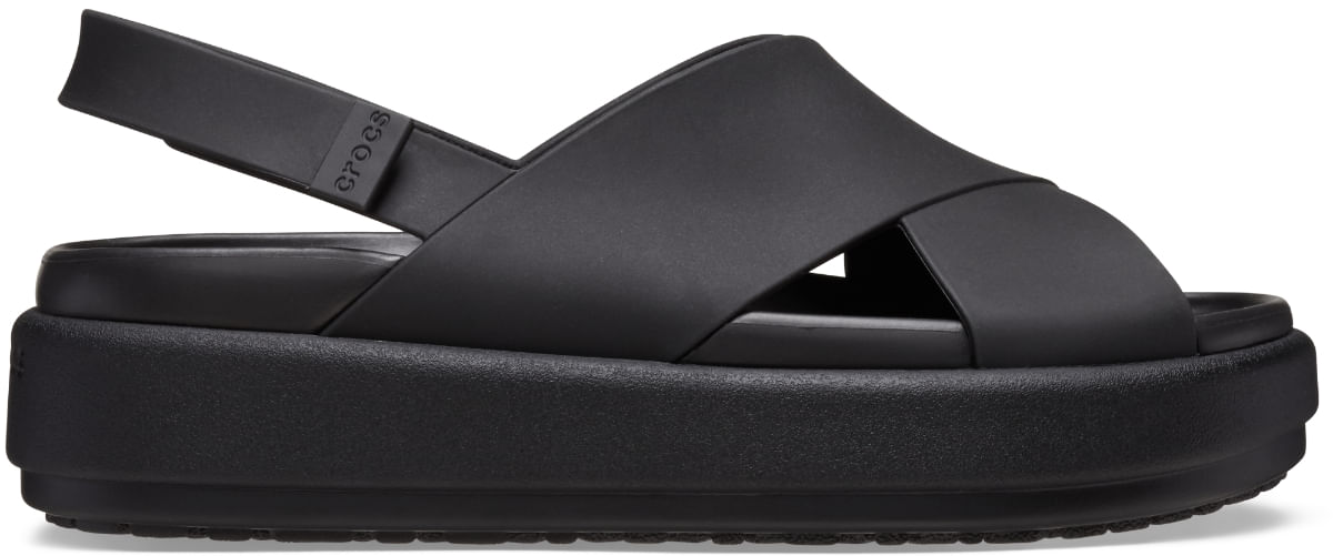 Sandalias Crocs Brooklyn Luxe Negras - Crocs Ecuador