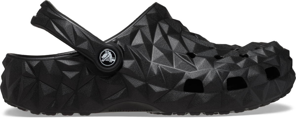 Classic Geometric Clog Black