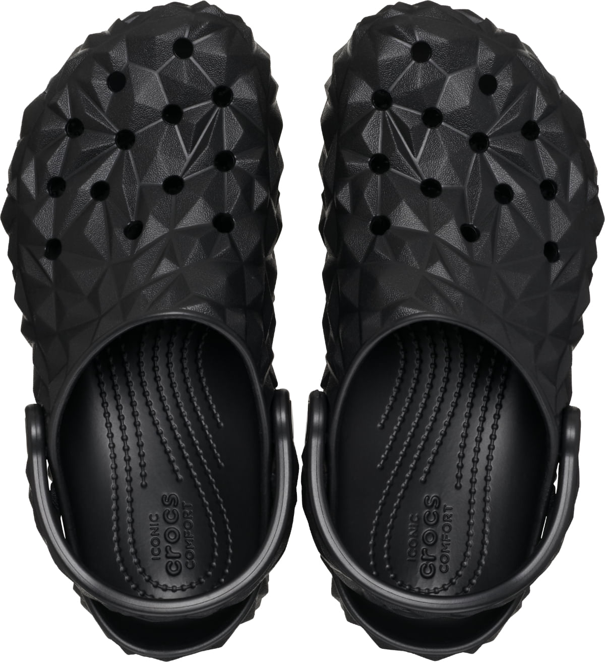Classic Geometric Clog Black