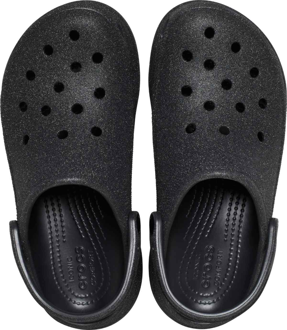 Zuecos para mujer Crocs Classic Bae Glitter Clg W Black - Crocs Ecuador